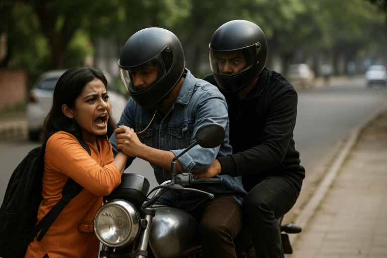 Brave Woman Stops Snatchers, Man Robbed in Mohali